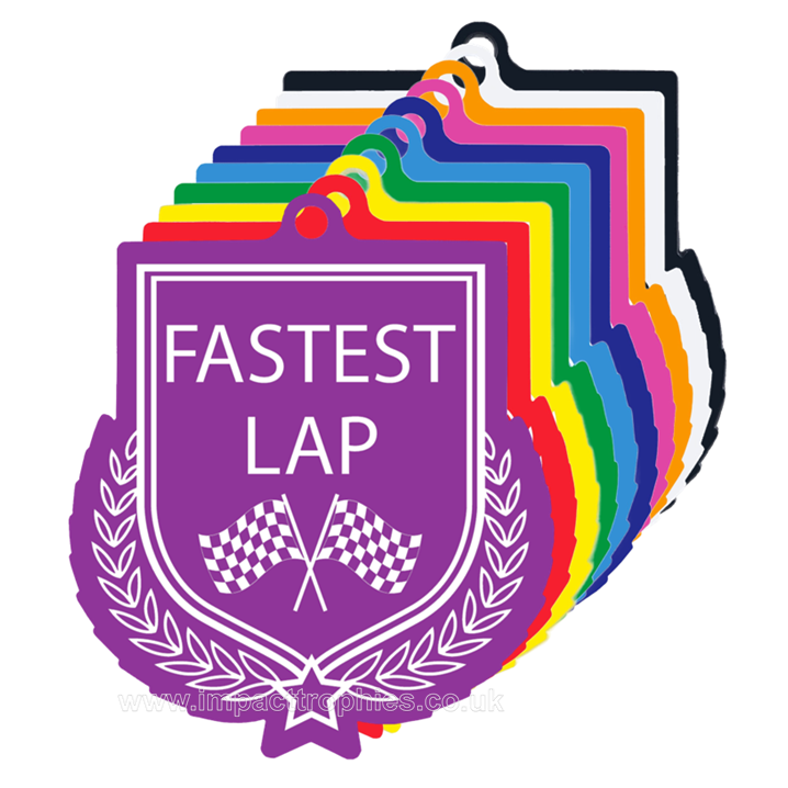 Impact Motorsport Fastest Lap Shield Medal Colour - AFMM1-MOT13/ Clr ...
