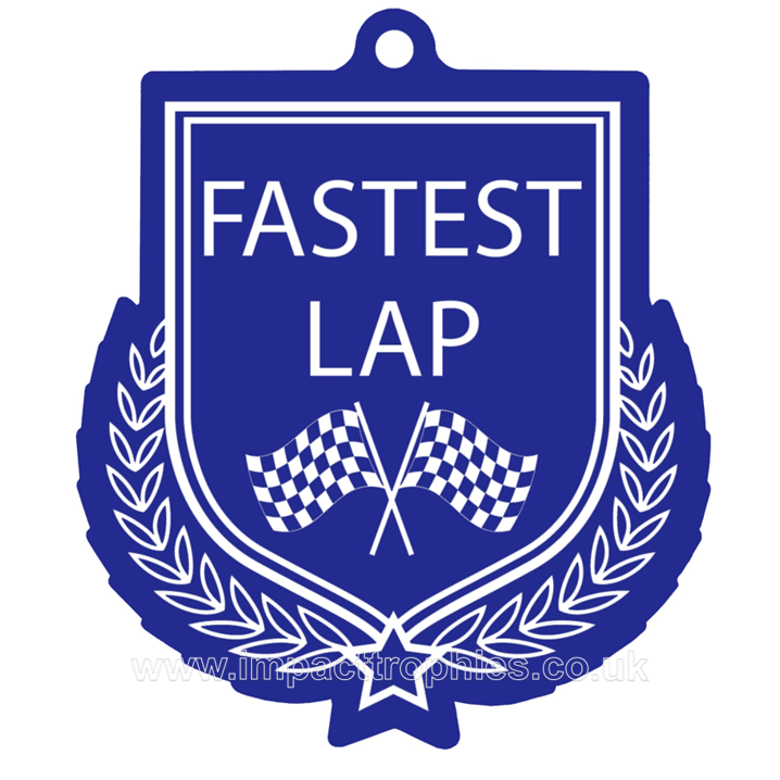 Impact Motorsport Fastest Lap Shield Medal Colour - AFMM1-MOT13/ Clr ...