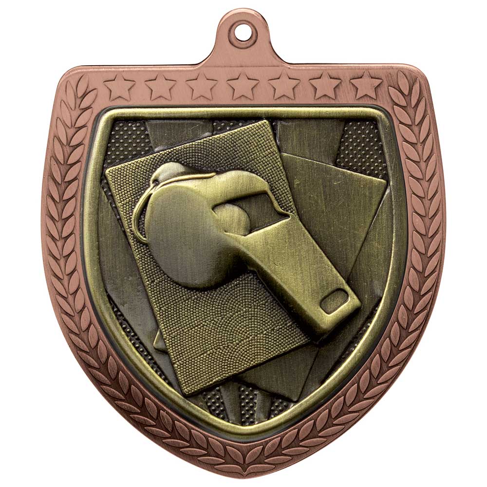 Cobra Referee Whistle Shield Medal - MM24208 | Impact Trophies