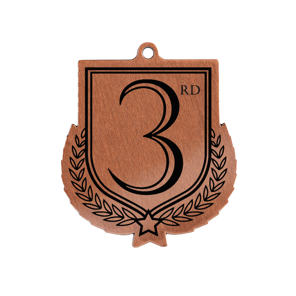 Impact 1st, 2nd, 3rd Place Shield Medal - AFMM1-WIN1/ WIN2/ WIN3 ...
