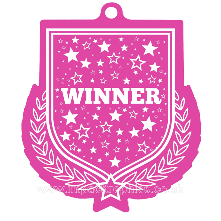 Impact Winner Shield Medal Colour - AFMM1-WIN6/ Clr | Impact Trophies