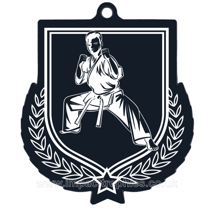 Impact Male Martial Arts Shield Medal Colour - AFMM1-MA1/ Clr | Impact ...