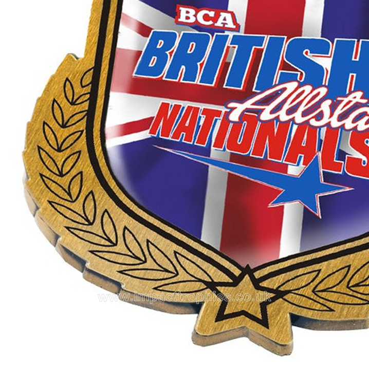 Impact Bespoke Shield Medal Large - AFMM185/ClrL | Impact Trophies