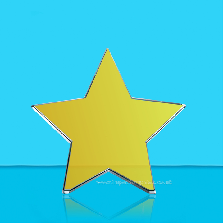 Impact Star Chroma Brights Glass Award - AFG026BR | Impact Trophies
